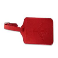 China Red Purse Bag Making Accessories Leather Hang Tag Personalised for sale