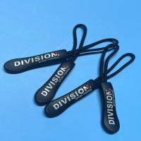 China Black Plastic Hanging Rubber Nylon Zipper Puller Strings OEM for sale