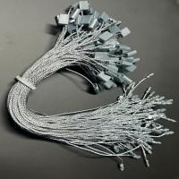China Customized Aluminum Plastic Hang Tag Fasteners For Fabric Garment for sale