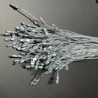 China Customized Aluminum Plastic Hang Tag Fasteners For Fabric Garment for sale