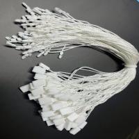China Sustainable Square Locking Plastic Tag Fastener String Seal CMYK For Clothes Custom for sale