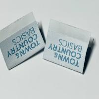 China Personalised Sew On Woven Label Garment Clothing Labels 3000pcs for sale