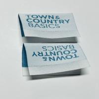 China Personalised Sew On Woven Label Garment Clothing Labels 3000pcs for sale
