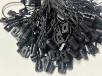 China OEM Luggage Bags Hang Tag Lock String Price Tag Fasteners Black for sale