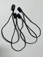 China OEM Luggage Bags Hang Tag Lock String Price Tag Fasteners Black for sale