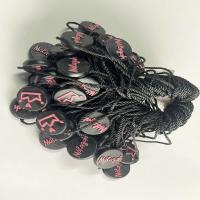 China Tailor Made Elastic Knotted Black Hang Tag String Rope Accessories Custom for sale