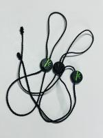 China Hanging Garment Swing Plastic Tag String Fasteners Black Lightweight for sale