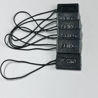 China Weatherproof 3 Inch Black Hang Tag String Swing Tag Thread 100Pcs for sale