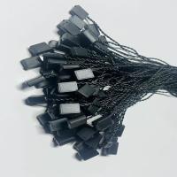 China ODM 7 Inch Rectangle Black Plastic Tag Fasteners String Flexible for sale