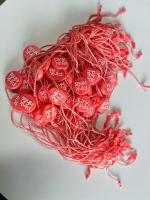 China OEM Bulk Quantities Plastic Fastener Hang Tags With Snap Lock Pins And Security Loops for sale