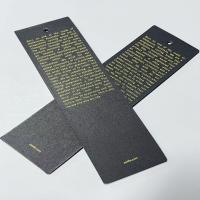 China Custom Printing Labeling Clothing Hang Tag For T Shirt Pants for sale