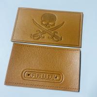 China Custom Leather Labels Sew On Closure Type Customized For Individual Requirements for sale