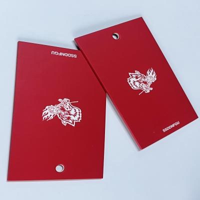 China Compatibility Fits Most Standard Tags Custom Clothing Hang Tags with Snap Lock Style for sale