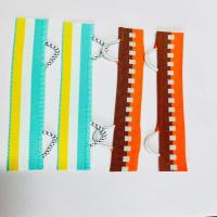 China Customized Woven Clothing Labels Craft Ultrasonic Cut With End Fold Packing Details 500-1000pcs/bag Or Per Box for sale