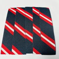 China 0.4mm Logo Thickness Woven Clothing Labels Customized with CDR Artwork File for sale