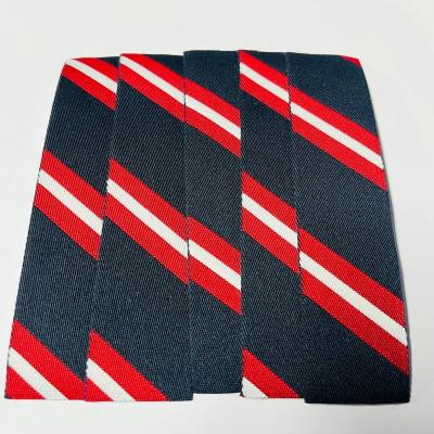 China 0.4mm Logo Thickness Woven Clothing Labels Customized with CDR Artwork File for sale