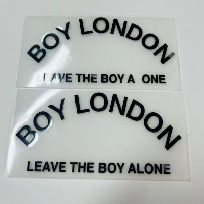 China Technical Printing Heat Transfer Clothing Labels with Performance for sale
