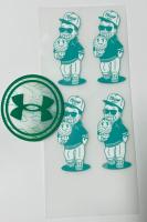 China Express Shipping and Ink Screen Printing Heat Transfer Clothing Labels for Pet Size 38*54mm for sale