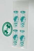 China Express Shipping and Ink Screen Printing Heat Transfer Clothing Labels for Pet Size 38*54mm for sale