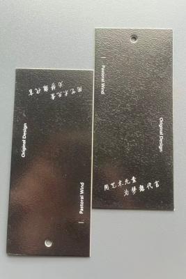 China Snap Lock Custom Clothing Hang Tags Clear Durable Custom Apparel Labels Ideal for Clothing Promotion and Product Tagging for sale