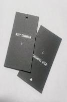 China Snap Lock Style Custom Clothing Hang Tags Round Design Suitable for Clothing Labels and Product Information Display for sale