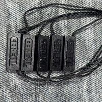 China Black Flexible Garment Swing Tags Customizable Durable Apparel Labels Perfect for Clothing Industry Enhancing Visibility for sale