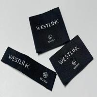 China Woven Custom Garment Tags including Woven Logo ideal for garment labeling apparel branding and textile branding solutions for sale