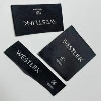China Woven Custom Garment Tags including Woven Logo ideal for garment labeling apparel branding and textile branding solutions for sale