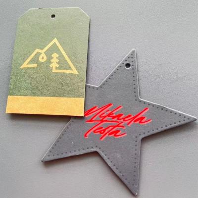 China Hanging Tags Custom Clothing Hang Tags Snap Lock Style Customizable Options for Clothing Retailers Apparel Presentation for sale