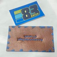 China Durable Jeans Leather Label Black Sew On Closure Type Perfect for Apparel Accessories and Garment Decoration for sale