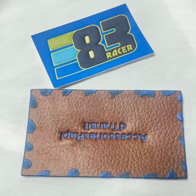 China Durable Jeans Leather Label Black Sew On Closure Type Perfect for Apparel Accessories and Garment Decoration for sale