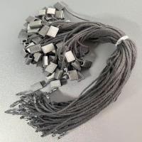China Black Hang Tag String Cotton Material Thickness 0.2mm Ideal for Apparel Labeling and Product Identification for sale