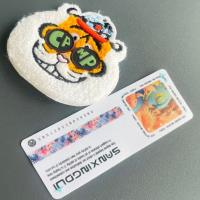 China Pet Size mm Heat Transfer Clothing Labels Versatile Heat Transfer Labels for Textile Garments and Apparel Identification for sale