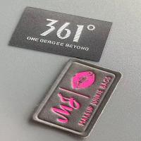 China Heat Transfer Label Heat Transfer Clothing Labels 38 54mm Size Perfect for Clothing Tags and Long Lasting Textile Branding for sale