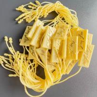 China Embossed Plastic Tag Fastener Eco Friendly Durable Plastic Texture Ideal for Secure Labeling Applications for sale