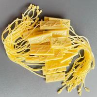 China Embossed Plastic Tag Fastener Eco Friendly Durable Plastic Texture Ideal for Secure Labeling Applications for sale