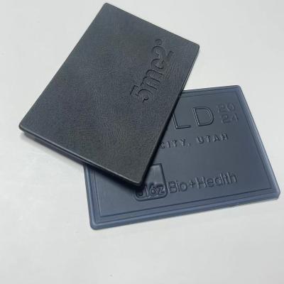 China Rectangle Custom Leather Labels leather patches perfect for garment labels accessory tags and custom merchandise branding for sale