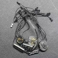 China Rectangle Black Hang Tag String Thickness 0.2mm Quantity 100 Pieces Essential for Tagging Clothing Items and Accessories for sale