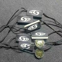 China 7 Inches Black Hang Tag String 0.1 Ounces Lightweight Hanging Tags Suitable for Apparel Product Tags and Retail Display for sale