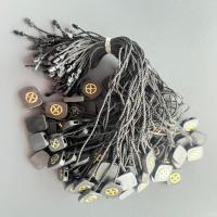 China High Durability Black Hang Tag String 0.2mm Thickness 0.2 Inches Width Designed for Secure Attachment of Clothing Labels for sale