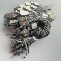 China High Durability Black Hang Tag String 0.2mm Thickness 0.2 Inches Width Designed for Secure Attachment of Clothing Labels for sale