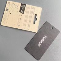 China Round Custom Clothing Hang Tags Made To Securely Attach Tags To Products Suitable For Apparel Manufacturers And Retailers for sale