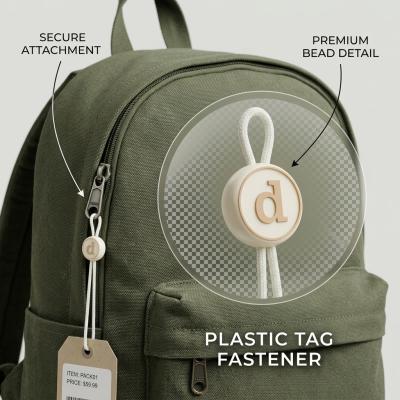China Hanging Length Approximately 10 Inches Plastic Tag Fastener Unique And Eye-catching And Easy To For Clothing Label Attachment for sale