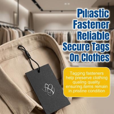 China Heat Resistant Nylon Tag Fasteners 4 Inches Length 0.2 Inches Width Perfect for Labeling Apparel and Industrial Products for sale