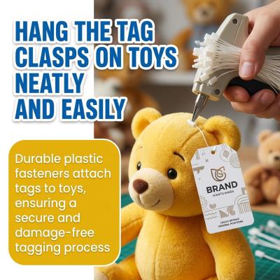 China 4 Inches Nylon Tag Fasteners Providing 0.2 Inches Width Tagging And Labeling Products For Garment And Retail Applications for sale