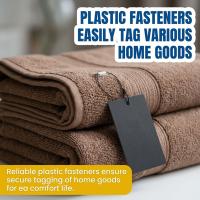 China Standard Nylon Tag Fasteners 0.2 Inches White for Performance for sale