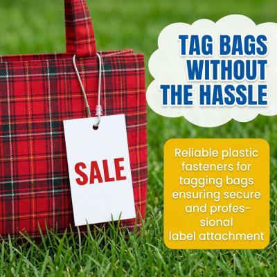 China Long-lasting Tagging And Labeling with Flexible Nylon Tag Fasteners Width 0.2 Inches for sale