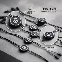 China Thickness 0.2mm Garment Swing Tags High Durability Clothing Labels Designed for Apparel Identification and Tracking for sale