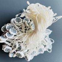 China Casual Plastic Tag Fastener Featuring Durable Embossed Technic and Care Instructions Wipe With A Soft Cloth Option for Tagging Solutions for sale