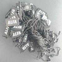 China Hanging Tags Black Hang Tag String Style 0.1 Ounces Lightweight Strong Material for Apparel Labeling and Merchandise Tags for sale
